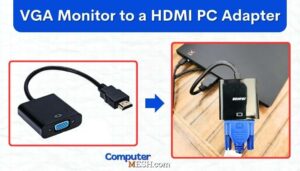 How to Connect s VGA monitor to a HDMI or DVI ports?
