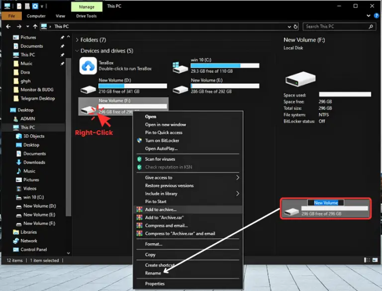 How to Change Drive letter in Windows 10, 11? & its Name?